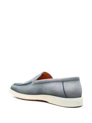 Santoni Stitched Loafers
