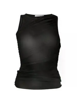 Patrizia Pepe Ruched Sleeveless Top