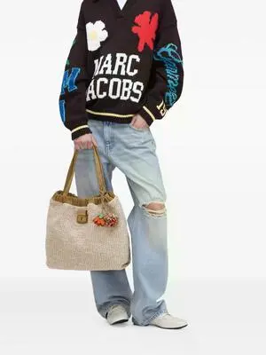 Marc Jacobs Summer Cristina Woven Tote Bag - Neutrals