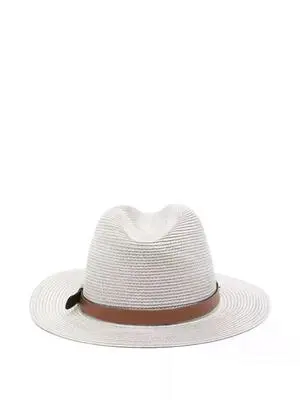 Emporio Armani Brim-Belt Fedora Grey