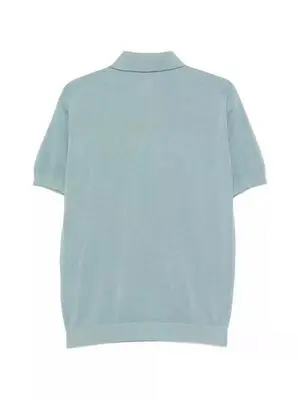 LARDINI Buttoned Knitted Polo Shirt