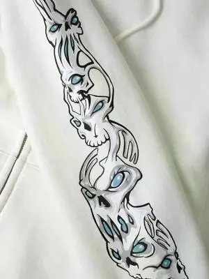 YARDSALE Printed Zip-up Hoodie