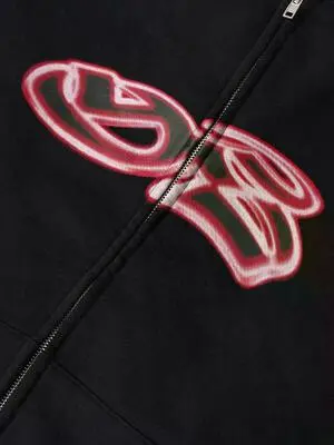 YARDSALE Graphic-print Zip-up Hoodie