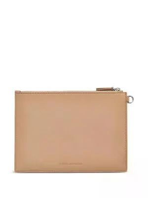 Marc Jacobs Leather Sketch Design Wristlet - Neutrals