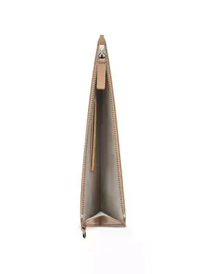 Marc Jacobs Leather Sketch Design Wristlet - Neutrals
