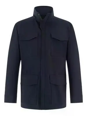 Boggi Milano Technical Field Jacket - Blue