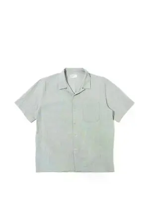 Universal Works Chest-pocket Textured Shirt
