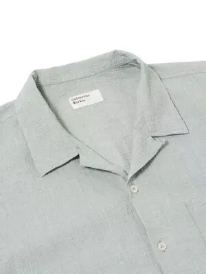 Universal Works Chest-pocket Textured Shirt