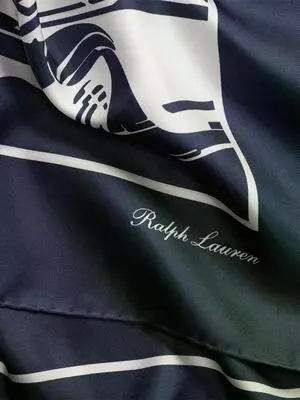 Ralph Lauren Purple Label Graphic-print Silk Scarf