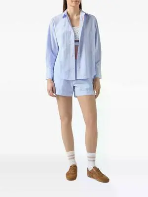 MC2 SAINT BARTH Striped Embroidered Shirt