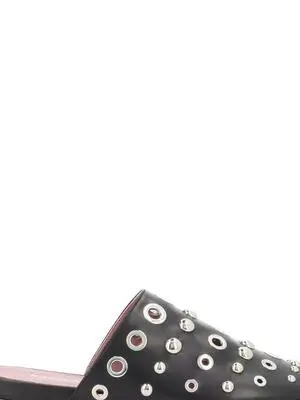 Premiata Eyelet-studded Mules