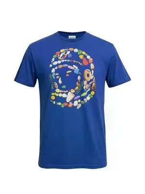 BILLIONAIRE BOYS CLUB Graphic Short-sleeved T-shirt