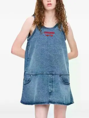 CHARLES JEFFREY Sleeveless Denim Dress