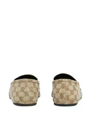 Gucci Gg Horsebit Loafers - Neutrals