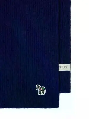 Paul Smith Ribbed Zebra Scarf
