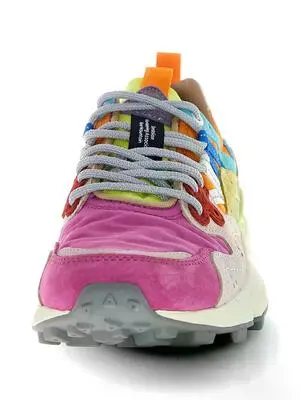 FLOWER MOUNTAIN Nubuck Leather Sneakers - Pink