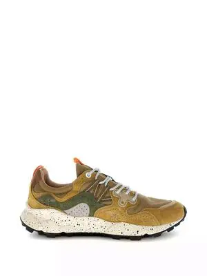 FLOWER MOUNTAIN Nubuck Leather Sneakers - Neutrals