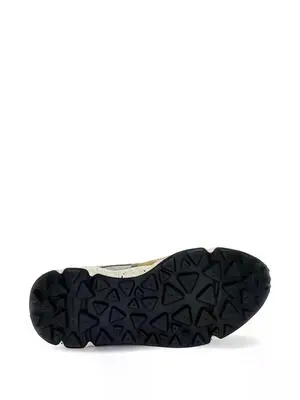 FLOWER MOUNTAIN Nubuck Leather Sneakers - Neutrals