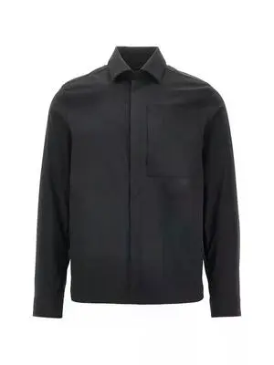 Herno Patch Overshirt - Black