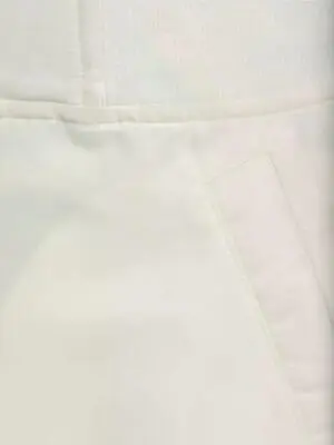 Sacai Ruffled Pleated A-line Skirt - White