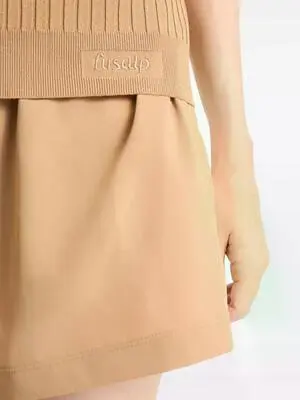 Fusalp Jadou Ribbed Short-sleeve T-shirt - Brown