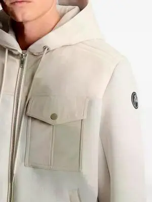 Fusalp Cimarag Zip-up Hooded Bomber Jacket - Neutrals