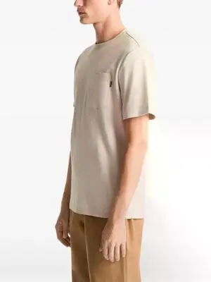 Fusalp Tylerr Pocket-detail Short-sleeved Cotton T-shirt - Neutrals