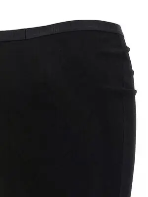 Valentino Garavani Logo Waistband Midi Skirt