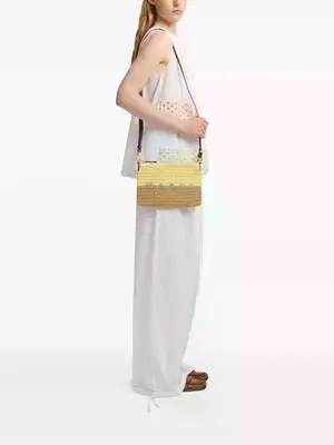 Marni Paper Raffia Seaside Pouch - Neutrals