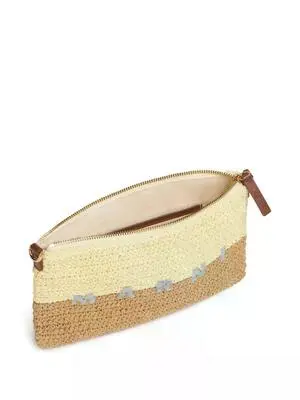 Marni Paper Raffia Seaside Pouch - Neutrals