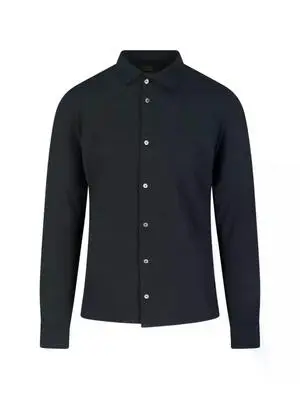 ZANONE Cotton Shirt - Black