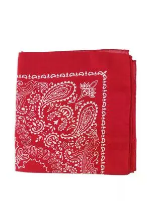 Destin Judy Patterned Scarf Red