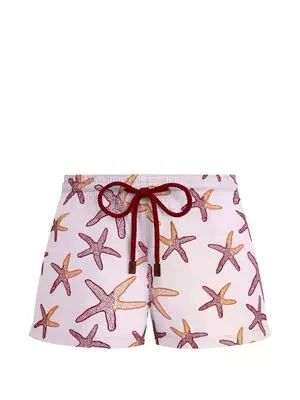 Vilebrequin Starfish-print Swim Shorts - Pink
