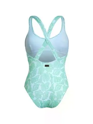 Vilebrequin Floral Print Crossed-back Swimsuit