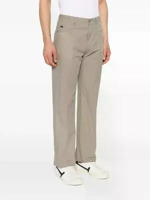 Emporio Armani Button-fastening Trousers - Neutrals