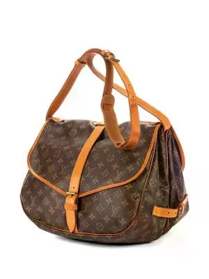LOUIS VUITTON 35 Saumur Monogram Crossbody Bag