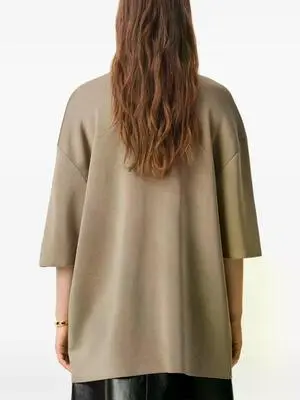 AMI Paris V-neck Short Sleeve Merino Wool Sweater
