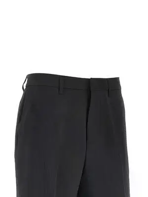 Emporio Armani Textured Belt Loops Bermuda