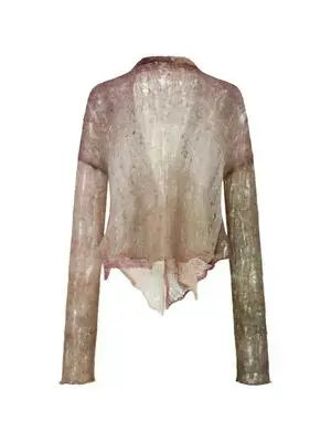OUDE WAAG Open-knit Cardigan