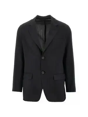 Emporio Armani Single-breasted Jacket - Black