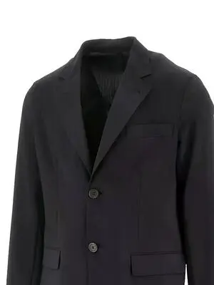Emporio Armani Single-breasted Jacket - Black