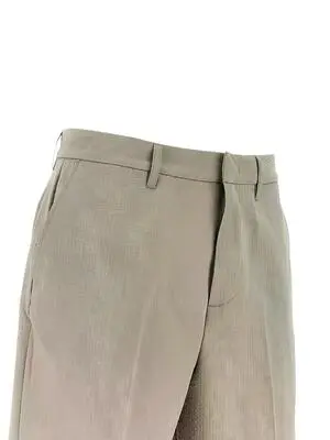 Emporio Armani Side Pockets Bermuda Shorts - Neutrals