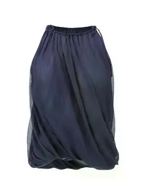 OUDE WAAG Draped Sleeveless Top - Blue