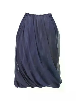 OUDE WAAG Draped Sleeveless Top - Blue