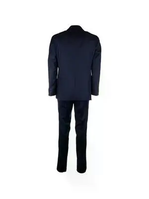 GABRIELE PASINI Single-breasted Two-piece Wool Suit - Blue