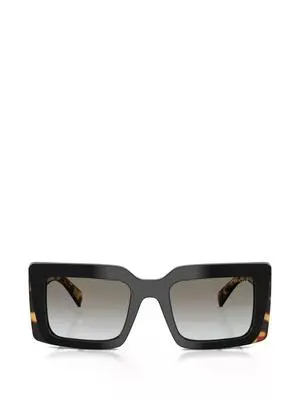 Prada Rectangle Frame Sunglasses - Black