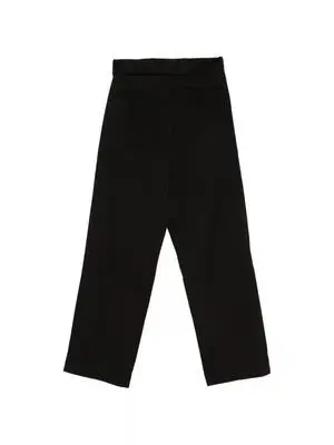 LANEUS Belted Trousers - Black