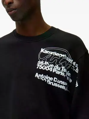 ARTE ANTWERP Address Logo-print Sweatshirt