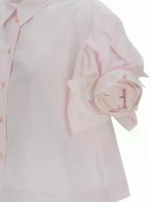 Simone Rocha Ruffled-hem Shirt