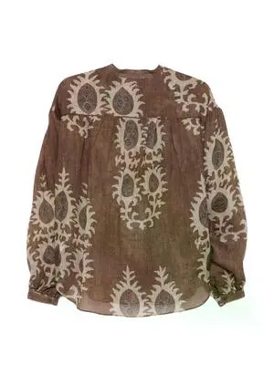 BAZAR DELUXE Floral-print Blouse - Brown